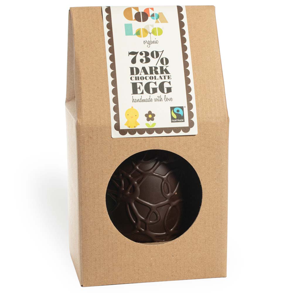 Cocoa Loco Dark Chocolate Easter Egg – Babipur