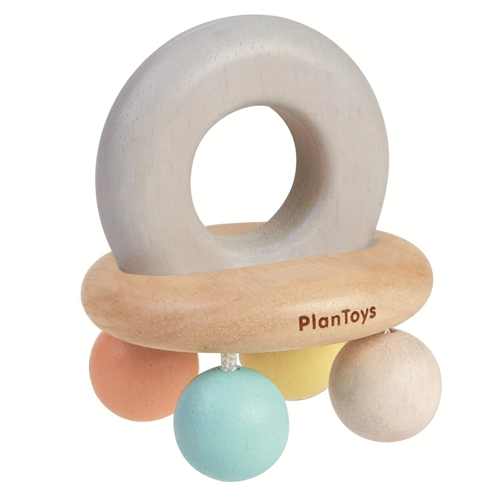 Plan Toys Pastel Bell Rattle – Babipur