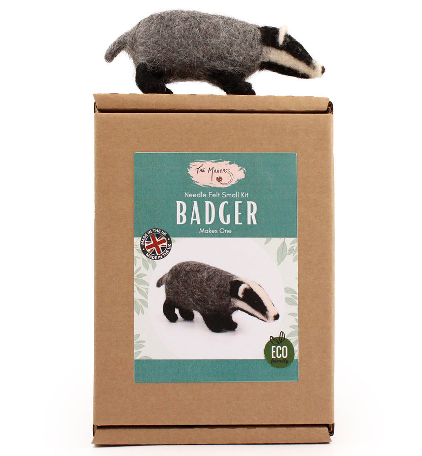 The Makerss - Small Badger Needle Felt Kit – Babipur