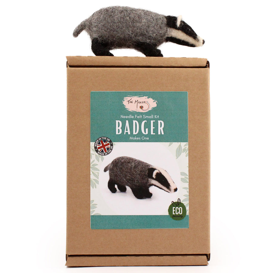 The Makerss - Small Badger Needle Felt Kit – Babipur