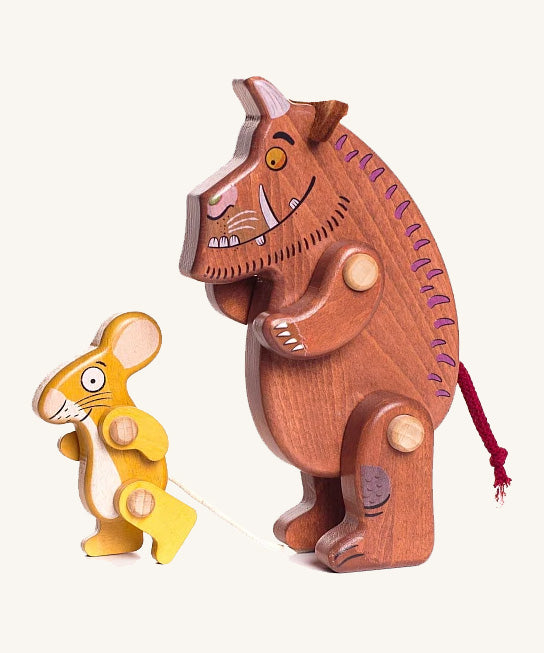 Bajo Official Gruffalo & Mouse Wooden Toy Character Figures Set – Babipur