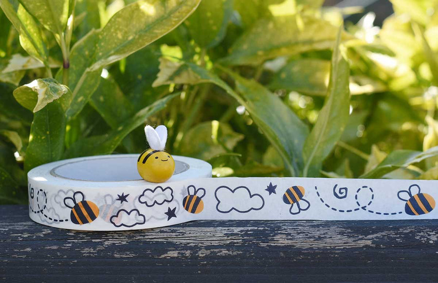 Babipur Eco Paper Sticky Tape BEES