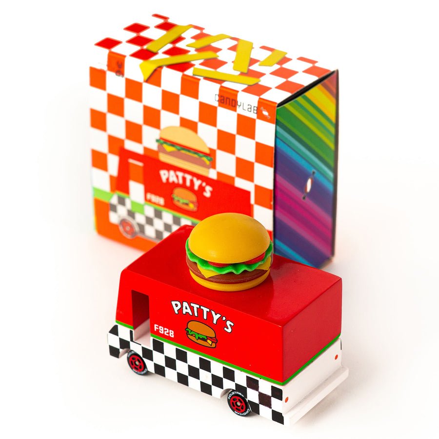 Candylab Candyvan Patty's Hamburger Toy Van – Babipur