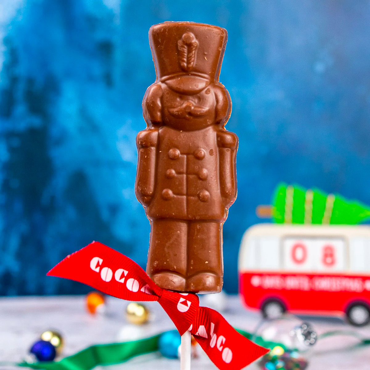 Cocoa Loco Milk Chocolate Soldier Lolly 34g – Babipur