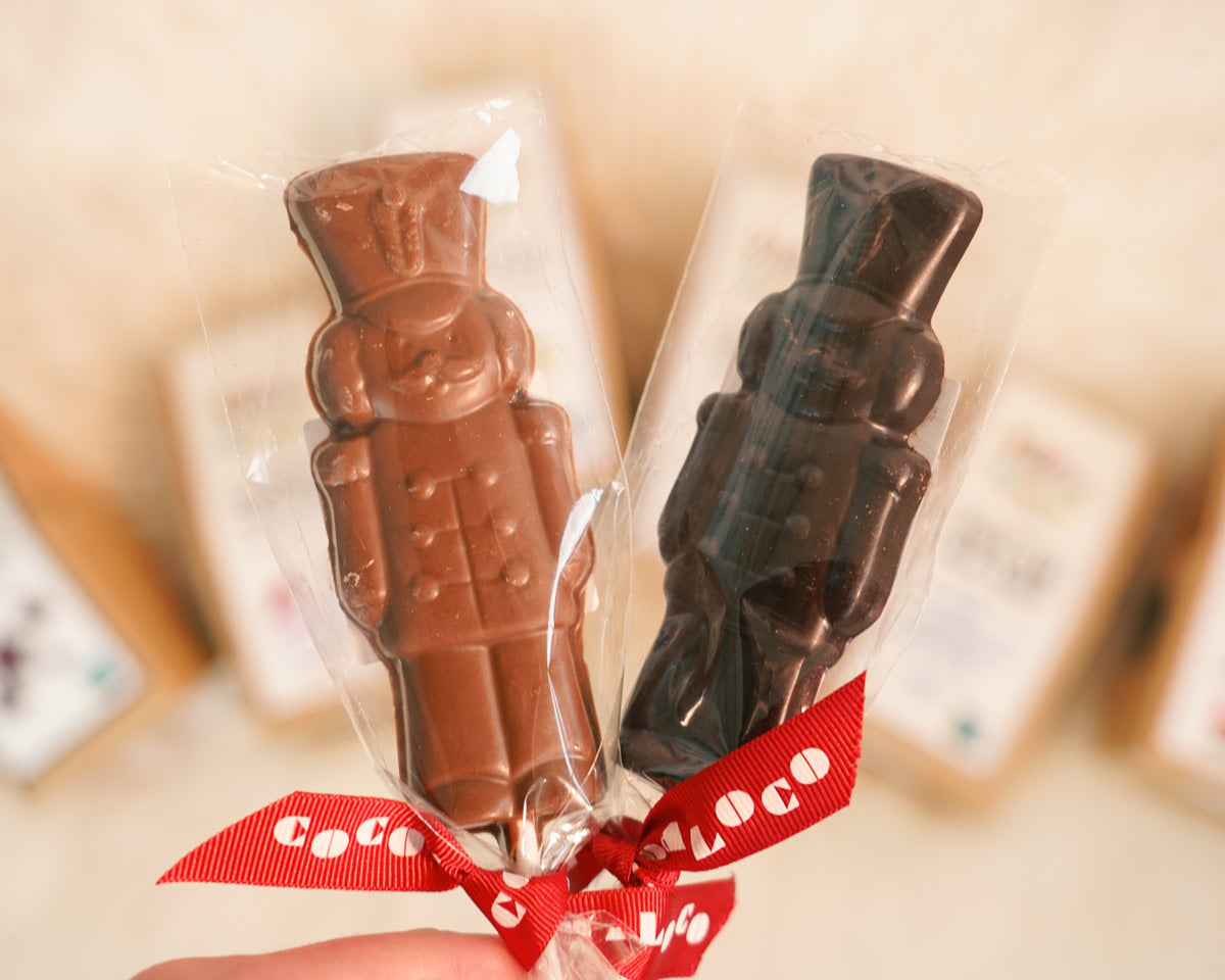 Cocoa Loco Milk Chocolate Soldier Lolly 34g – Babipur