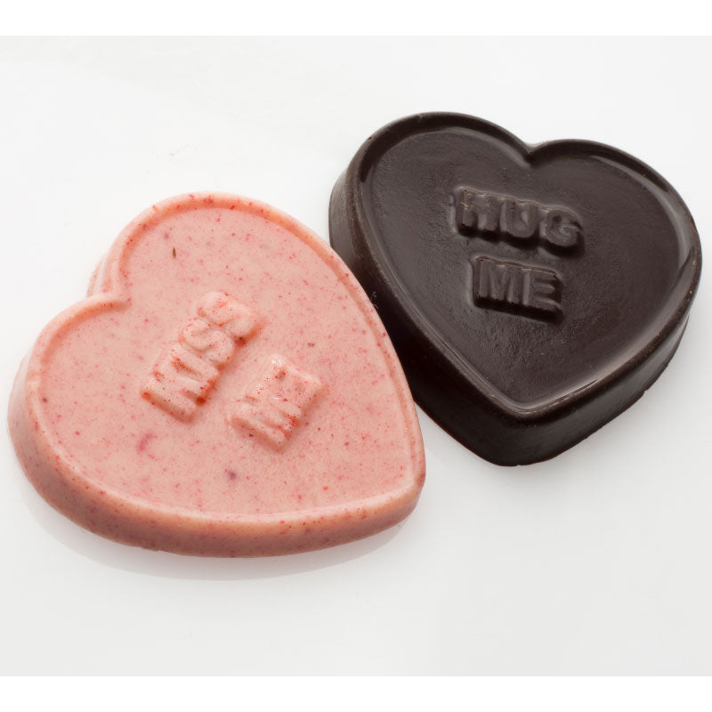 Cocoa Loco White Chocolate & Raspberry Love Hearts – Babipur