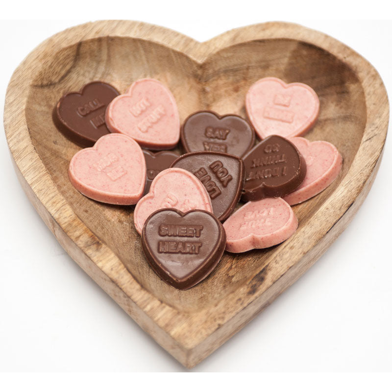 Cocoa Loco White Chocolate & Raspberry Love Hearts – Babipur
