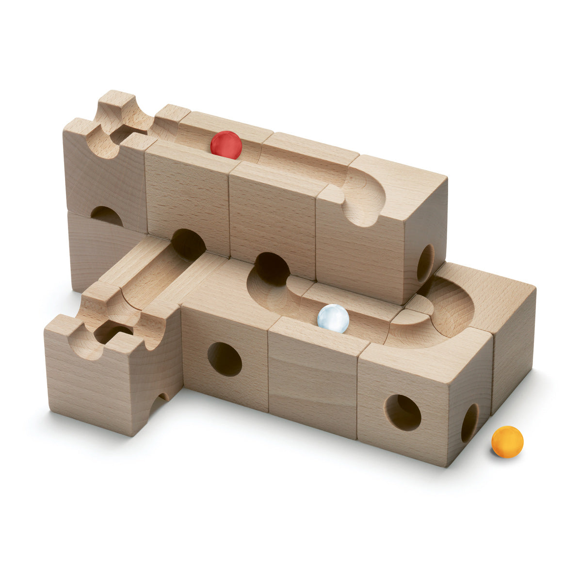 Cuboro Pro Wooden Marble Run Set – Babipur