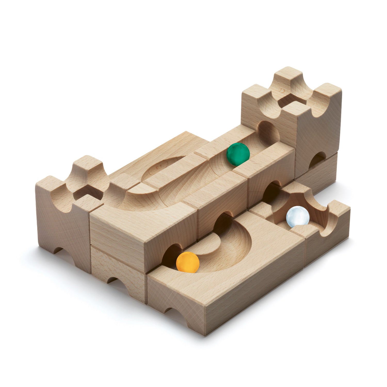 Cuboro Sub Wooden Marble Run Expansion Set – Babipur