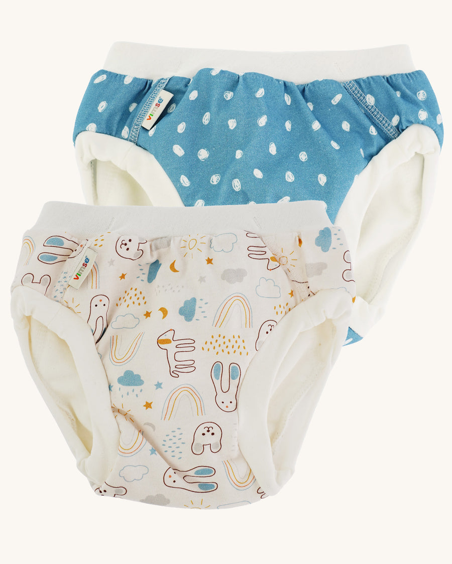 Vimse Training Pants 2 Pack Blue/Teddy - Junior 16-20 kg – Babipur
