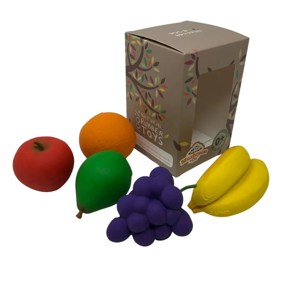 Lanco Natural Rubber Toy Food Fruit Set - 5 Pack – Babipur