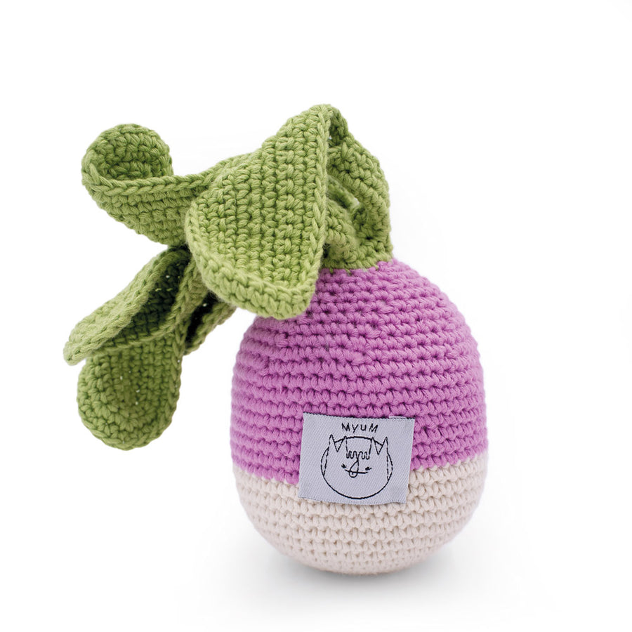 MyuM Oliver Turnip Crochet Rattle Toy – Babipur