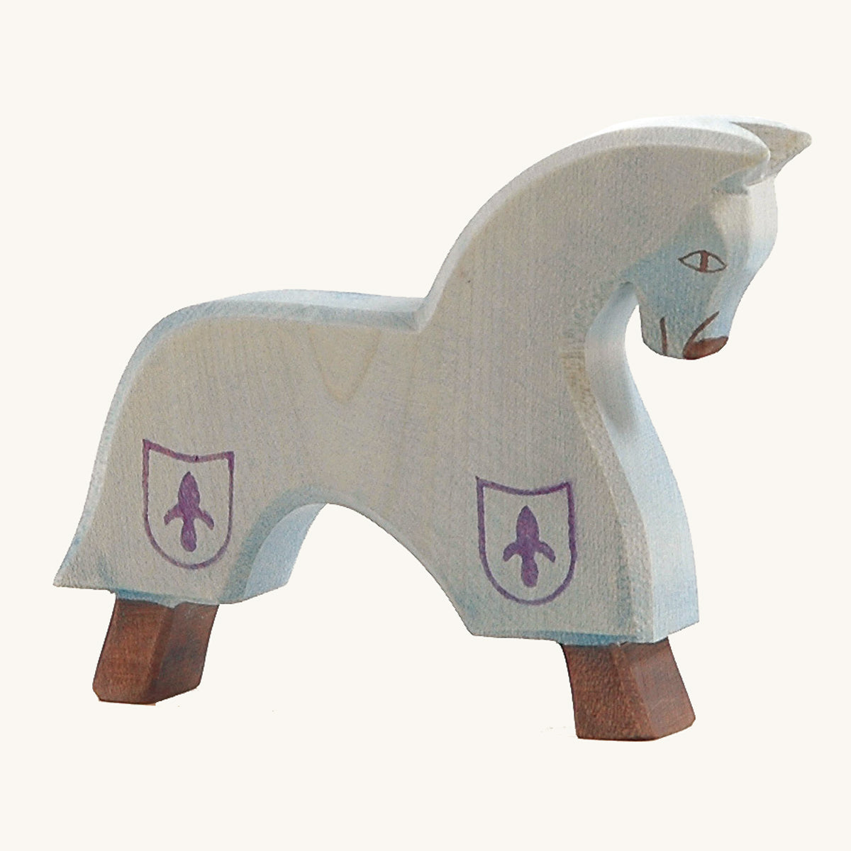 Ostheimer Blue Wooden Horse for Knight – Babipur