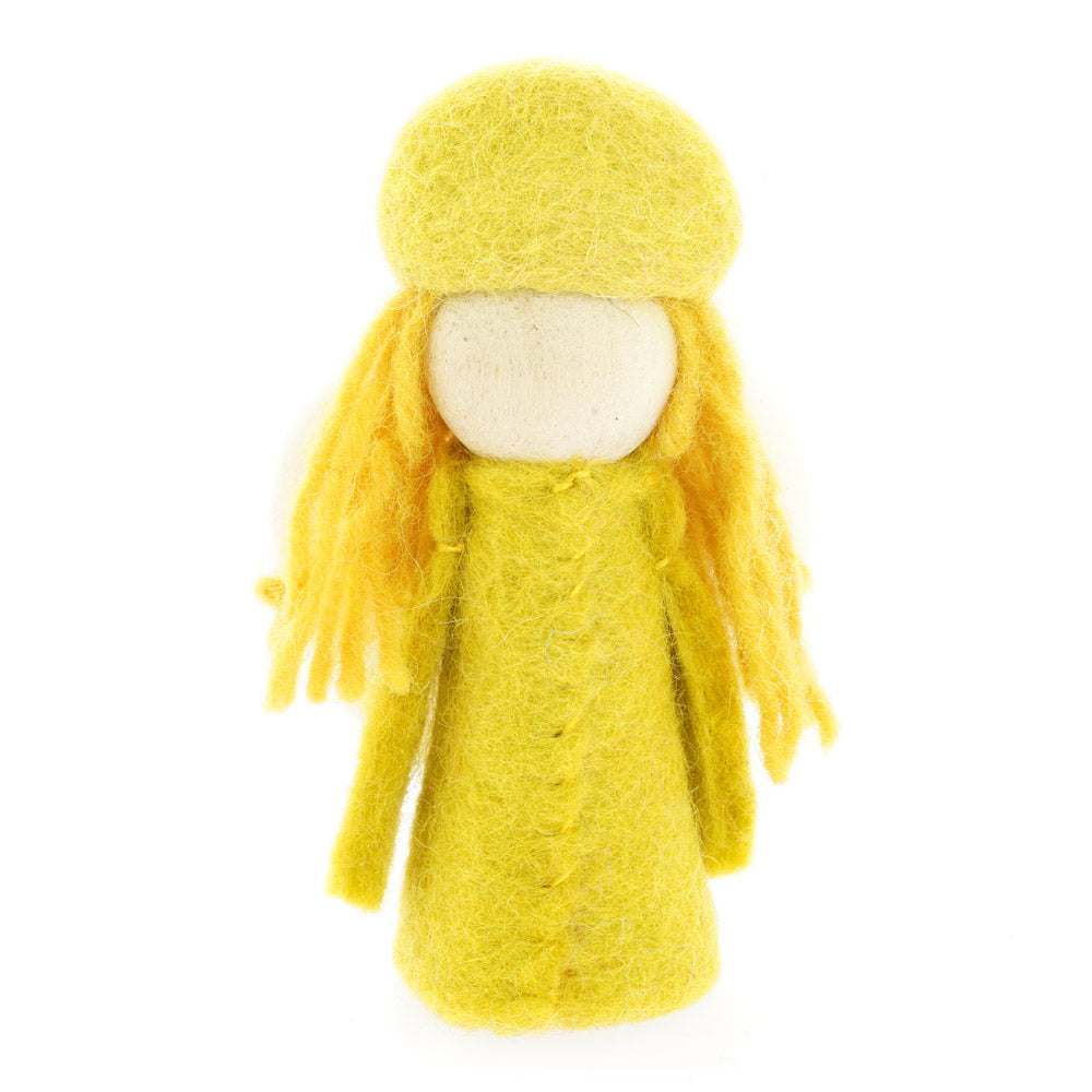 Papoose Toys Felt Bright Elf - Yellow – Babipur