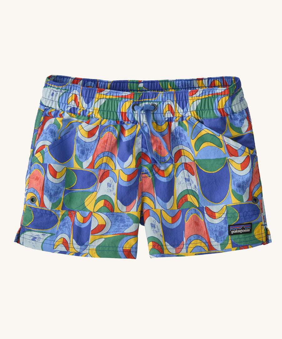 Patagonia Kids Costa Rica Baggies Shorts - Swallowtail Geo / Eddy Blue ...