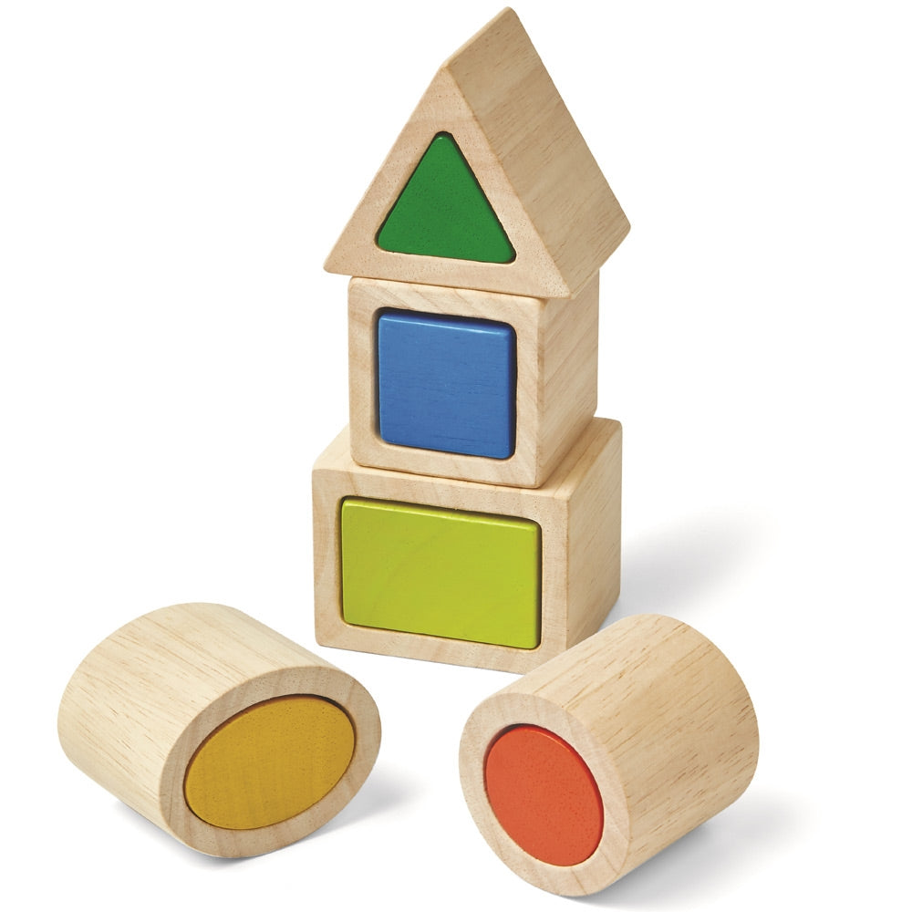 Plan Toys Geo Matching Blocks – Babipur