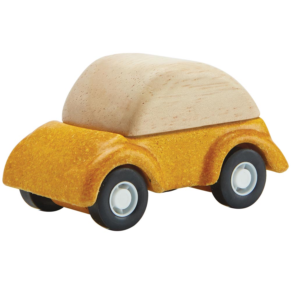 Plan Toys Yellow Toy Car – Babipur