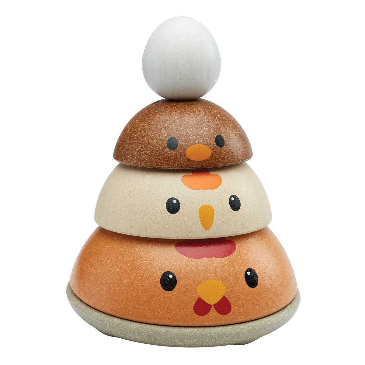 PlanToys Chicken Nesting Toy - Modern Rustic – Babipur