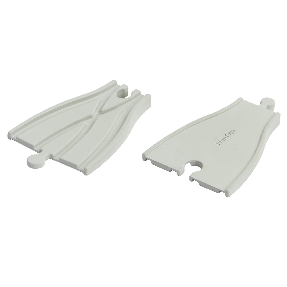 Plan Toys Rubber Road and Rail Adaptor Tracks Set – Babipur