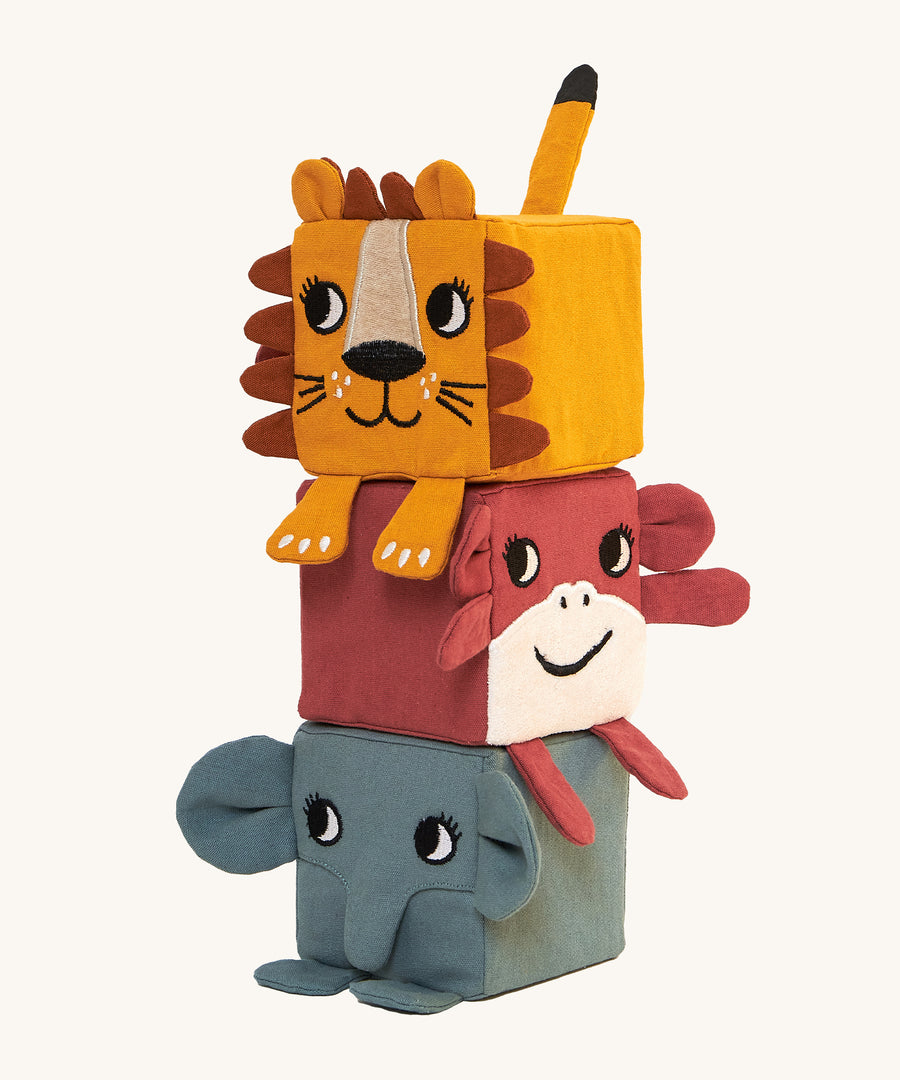 Roommate Soft Organic Animal Stacking Blocks – Babipur