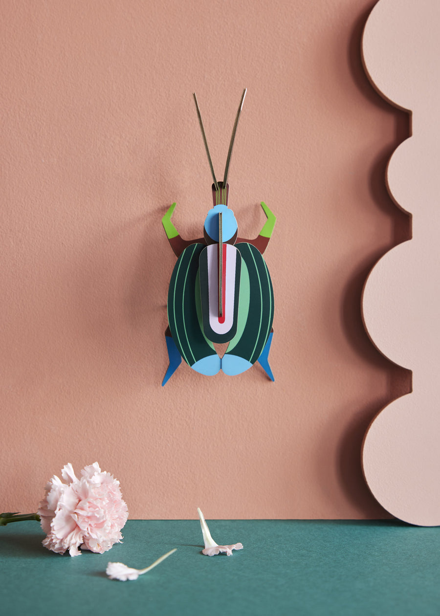 Studio Roof Green Fig Beetle Wall Art – Babipur