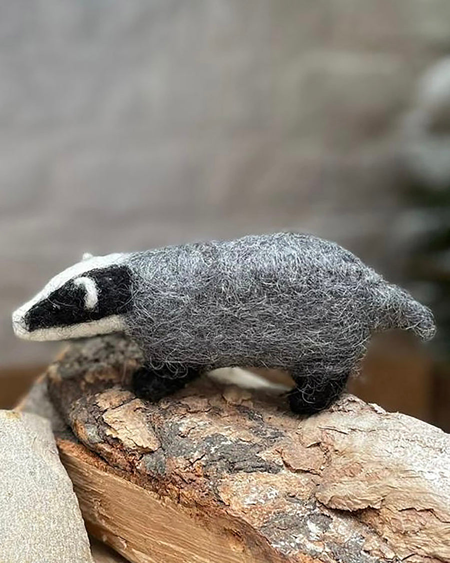 The Makerss - Small Badger Needle Felt Kit – Babipur