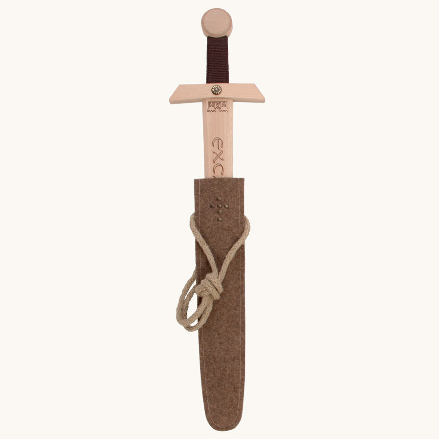 Vah Excalibur Branded Wooden Sword & Sheath Set - 50cm – Babipur